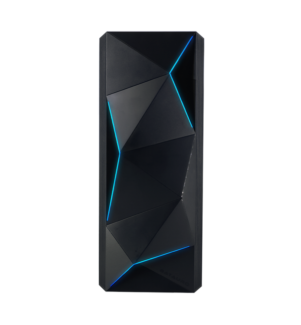 Gabinete Batauro Astro Micro ATX RGB Sin Fuente Negro